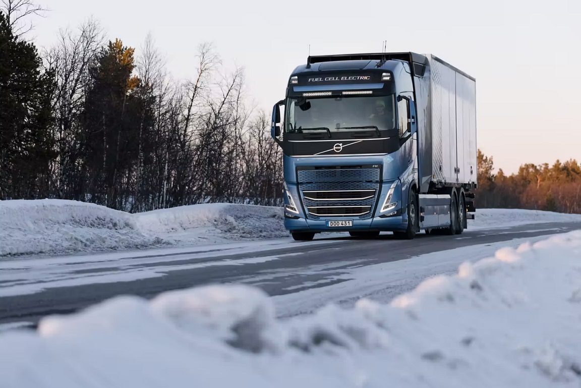 Volvo Road Tests Hydrogen-Powered Electric Trucks | ESG Investing