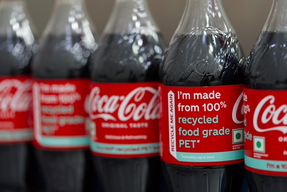 Coca-Cola Launches 100% Recycled Plastic Bottles in India | ESG Investing